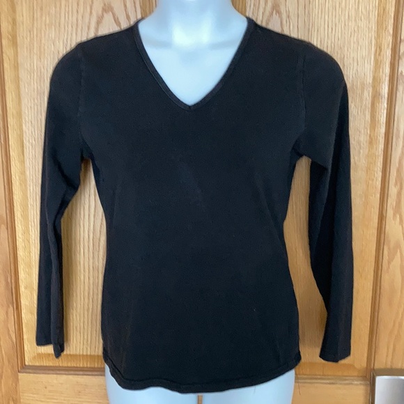 Basic Editions | Tops | Basic Editions Ladies Long Sleeve V Neck Top | Poshmark